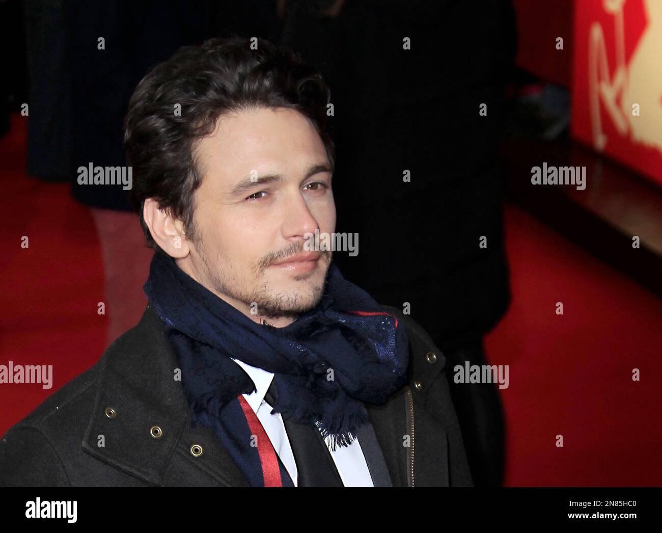 Actor James Franco arrives for the screening of the film Lovelace at ...