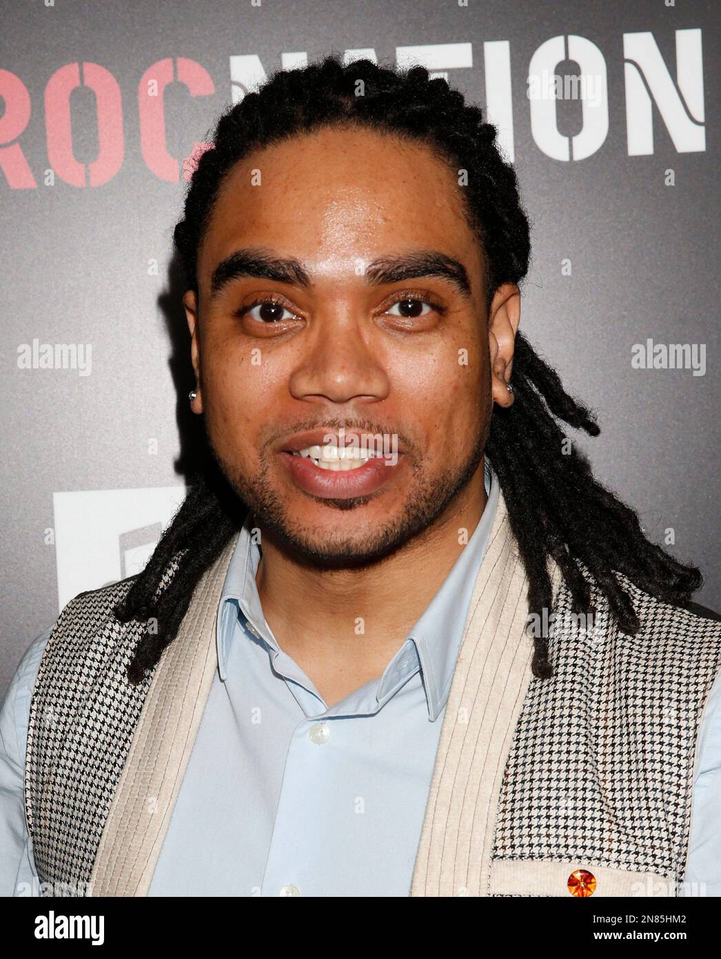 Jon Bibbs arrives at Roc Nation's Pre-Grammy Brunch at the Soho House ...