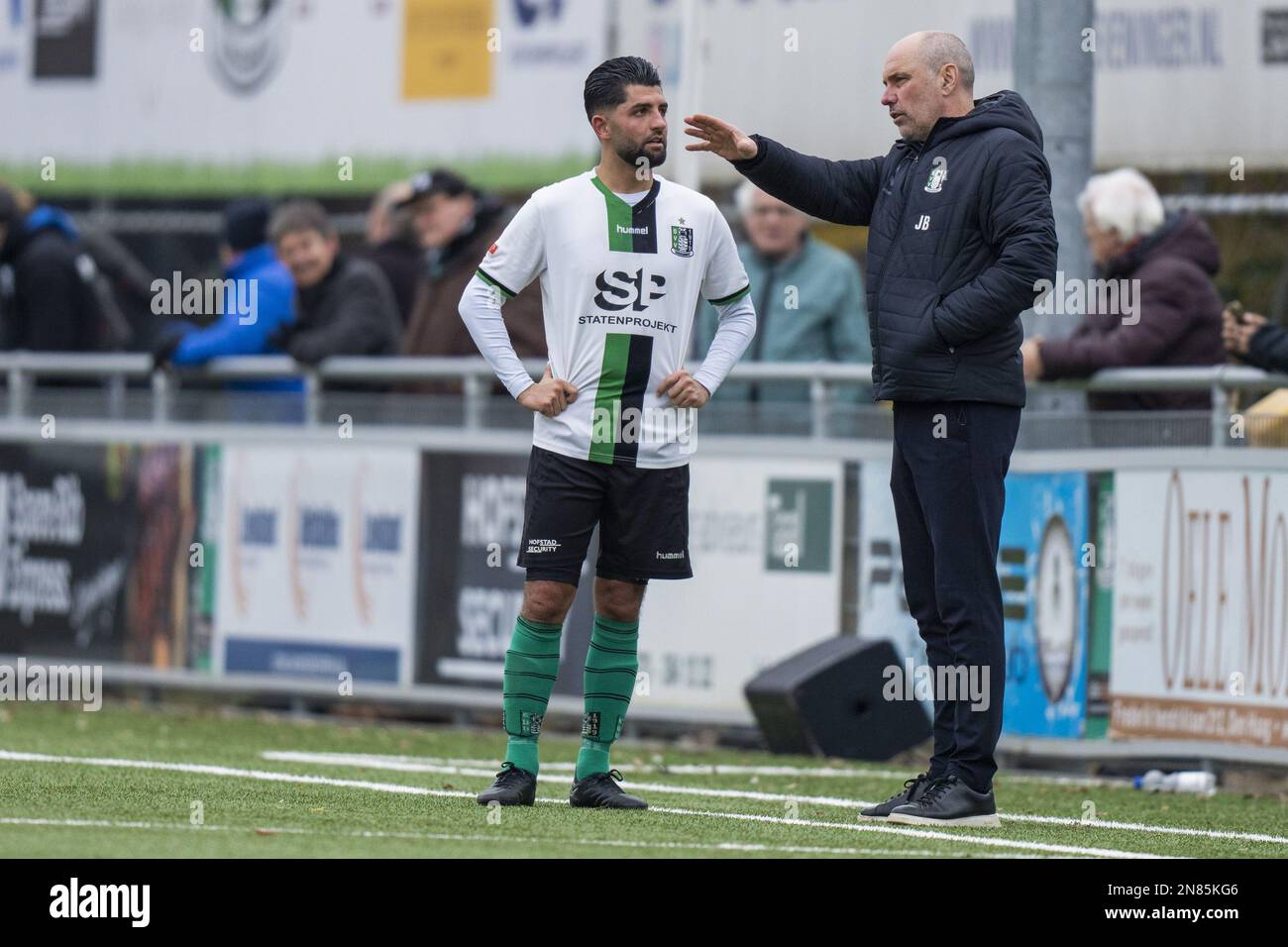 SCHEVENINGEN, 11-02-2023, Sportpark Houtrust . Dutch football Jack’s ...