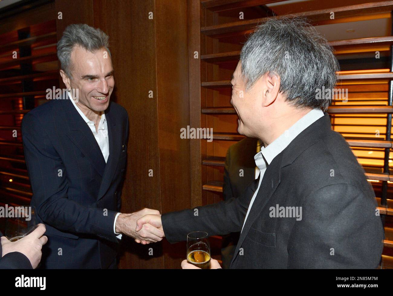 Daniel Day-Lewis and Ang Lee are seen at Twentieth Century Fox BAFTA ...