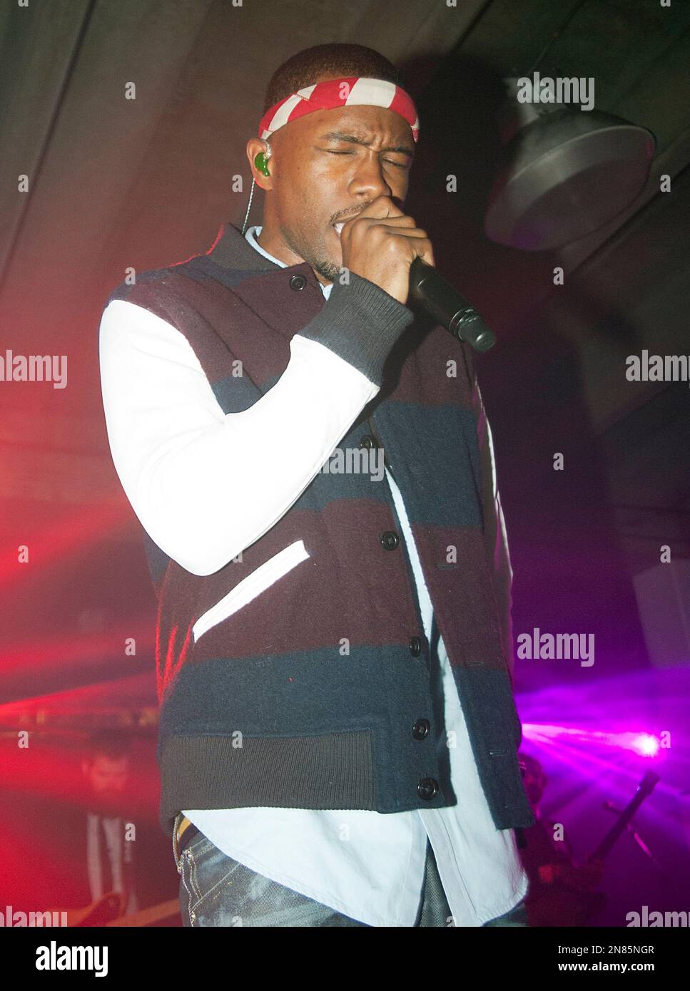 Singer Frank Ocean performs at Levi's An Evening with Frank Ocean in ...