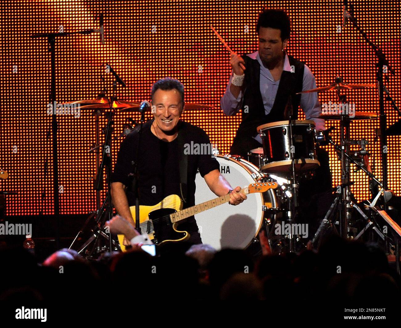 Bruce Springsteen performs at the MusiCares Person of the Year tribute ...