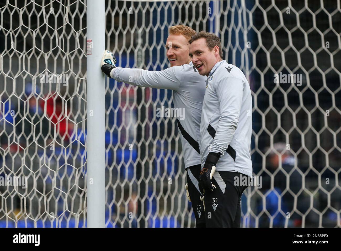 Cameron Dawson #25 of Sheffield Wednesday and David Stockdale #31 of ...