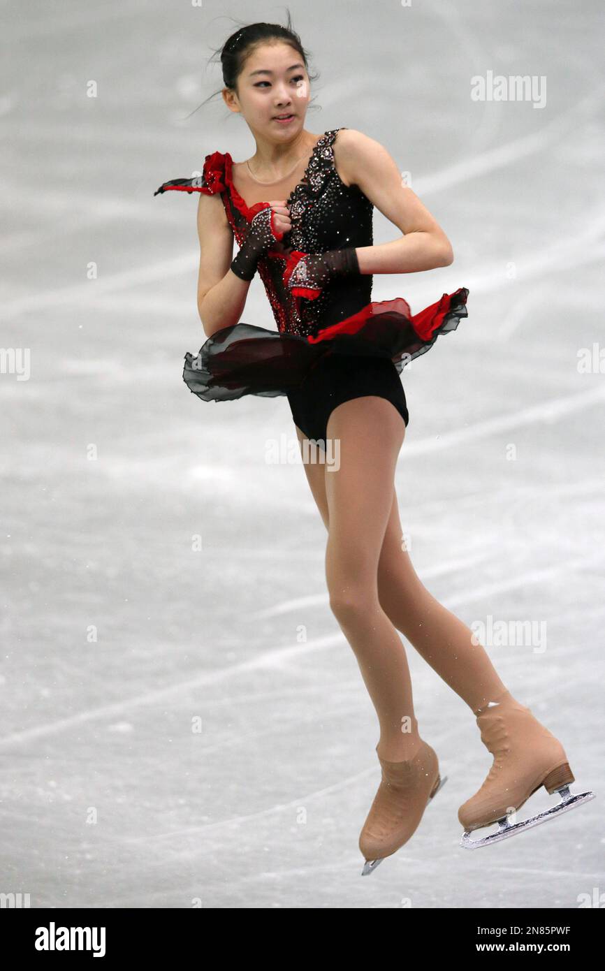 Li Zijun of China performs during the women's short program event at ...