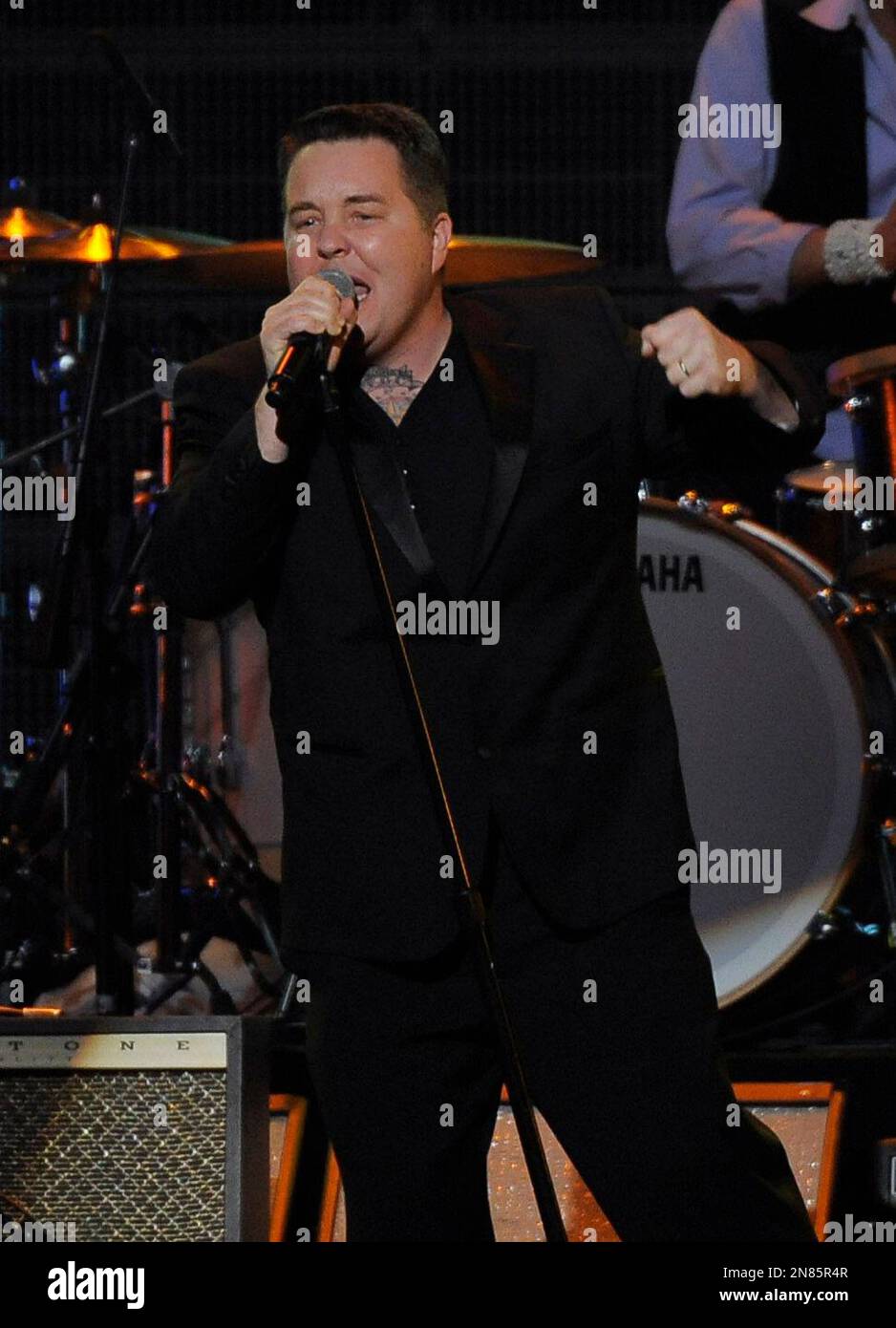 Ken Casey performs "American Land" at the MusiCares Person of the Year ...