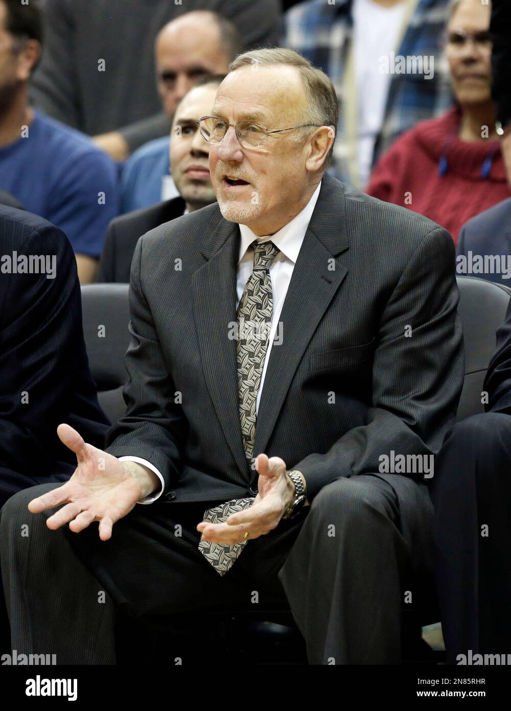 Minnesota Timberwolves head coach Rick Adelman is shown in the second ...