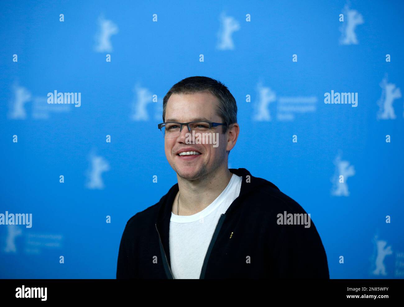 Actor Matt Damon poses at the photo call of the film Promised Land at ...