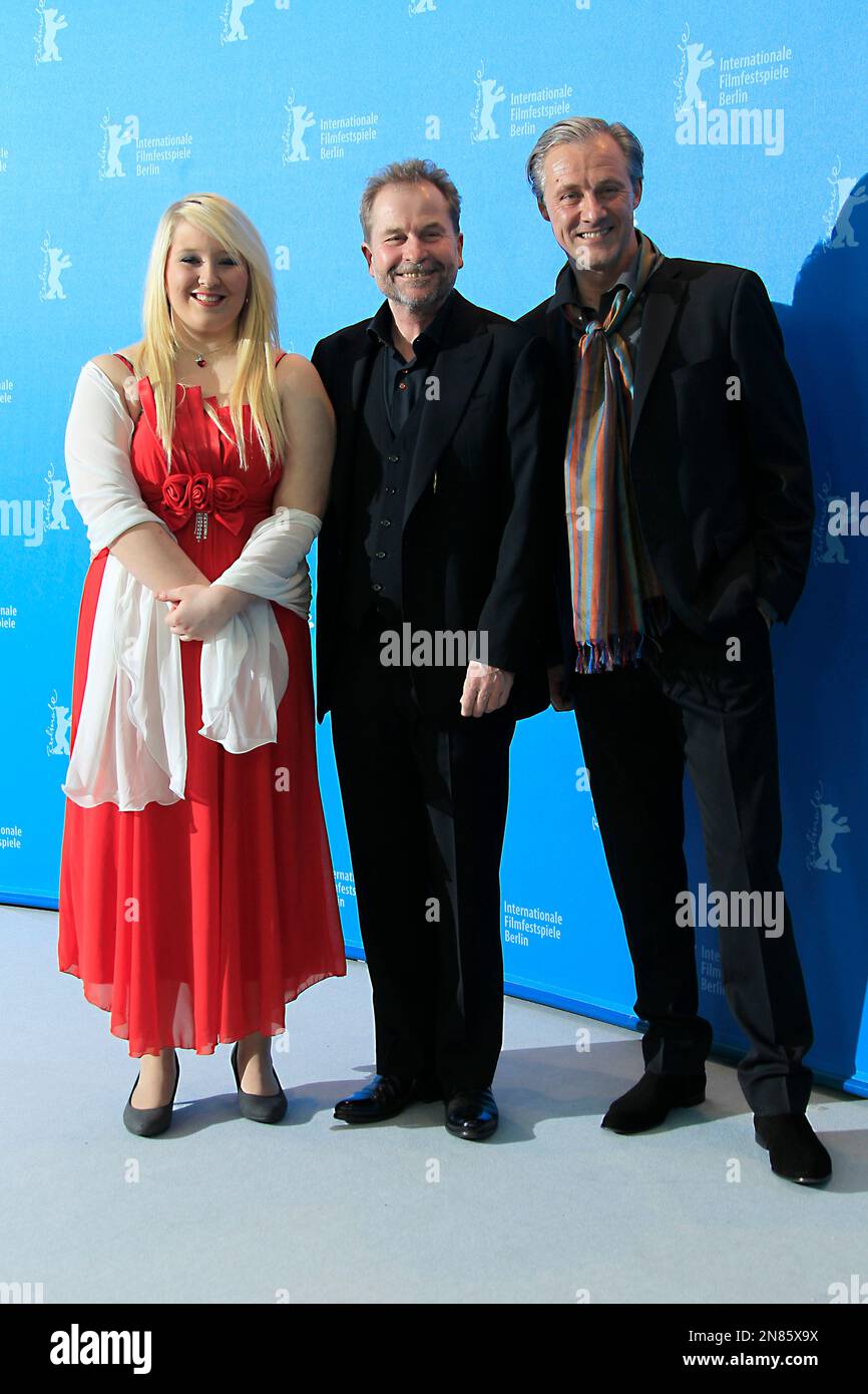 Actress Melanie Lenz, director Ulrich Seidl and actor Joseph Lorenz ...