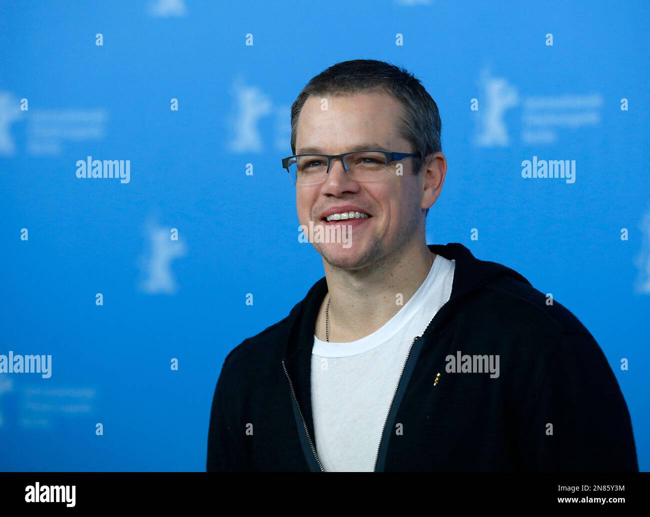 Actor Matt Damon poses at the photo call for the film Promised Land at ...