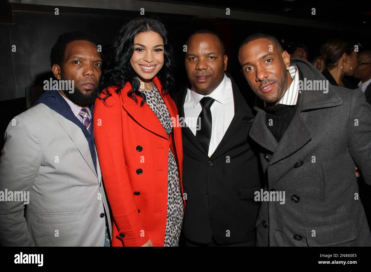 From left, Kweisi Gharreau, Jordin Sparks, Keith Aaron, CEO of BVCG ...