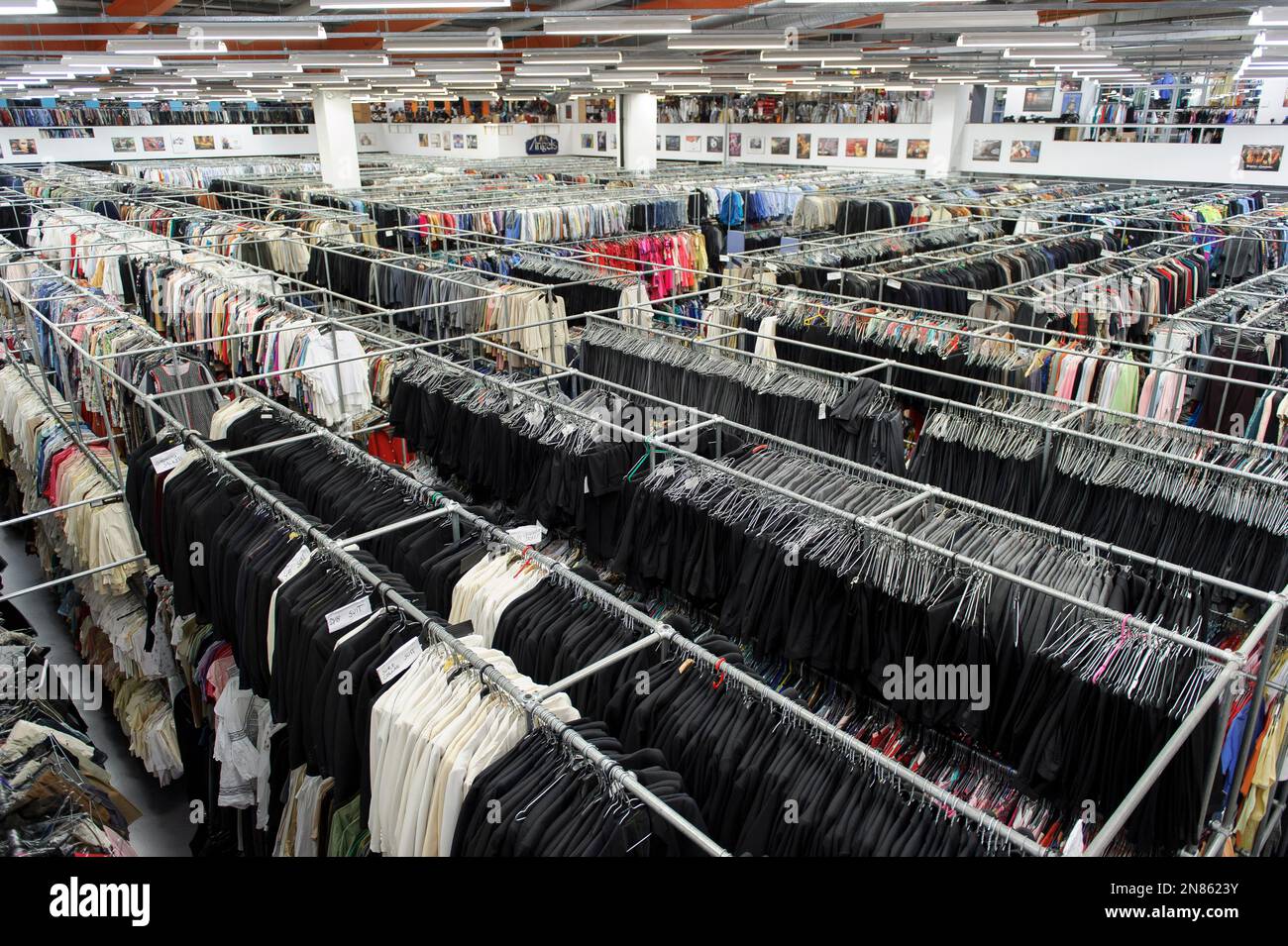 Costumes in the warehouse at Angels The Costumiers in Hendon, London ...