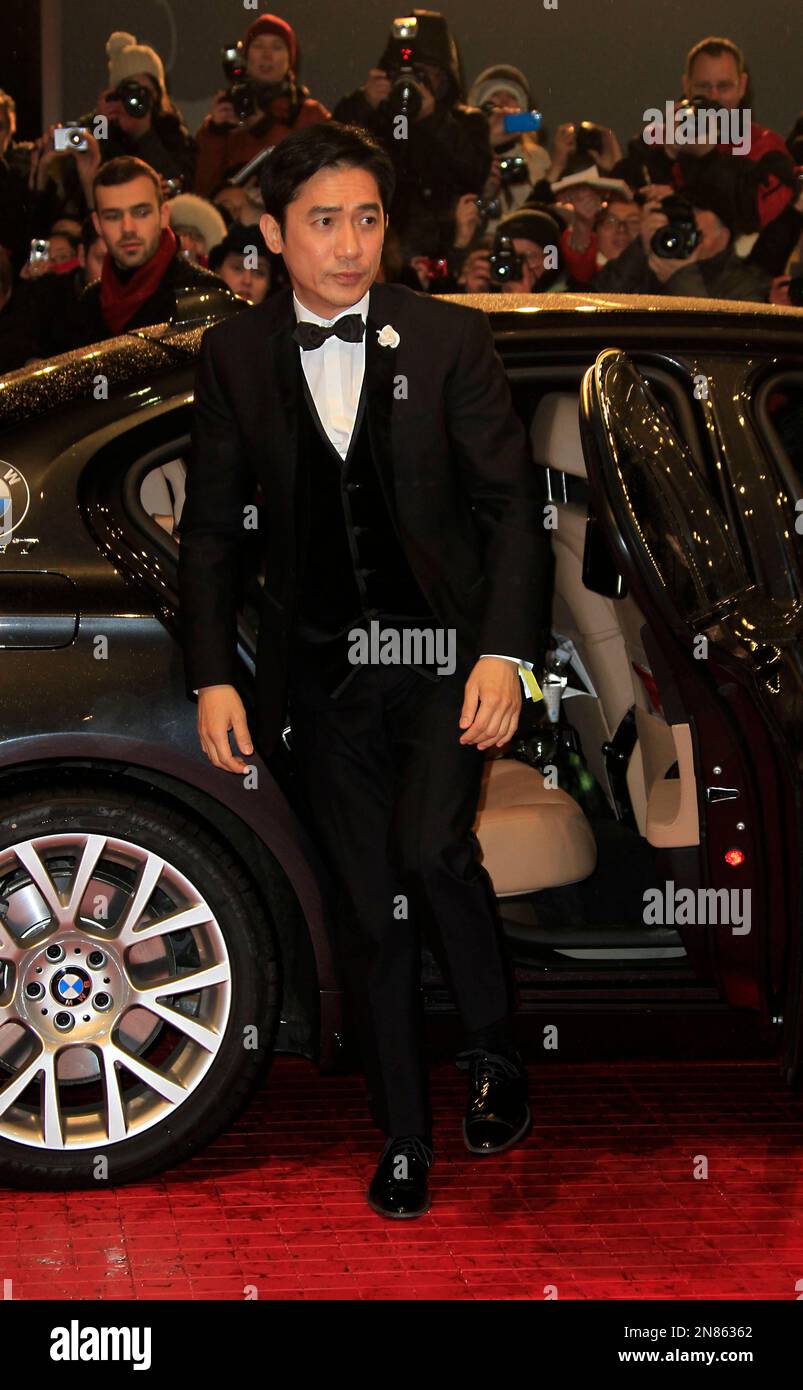 Actor Tony Leung arrives on the red carpet for the screening of the ...