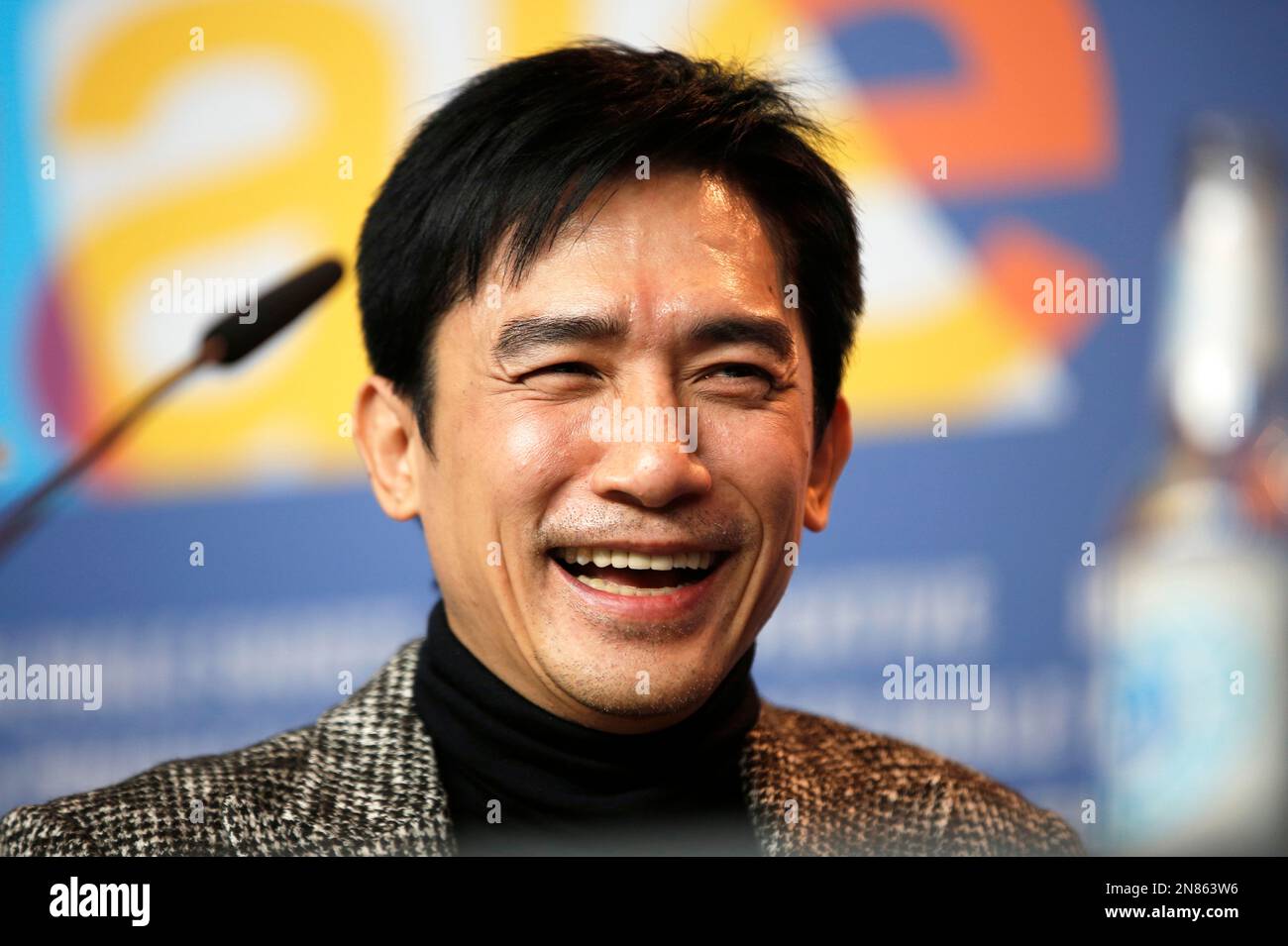 Actor Tony Leung At The Press Conference For The Film The Grandmaster At The 63rd Edition Of The