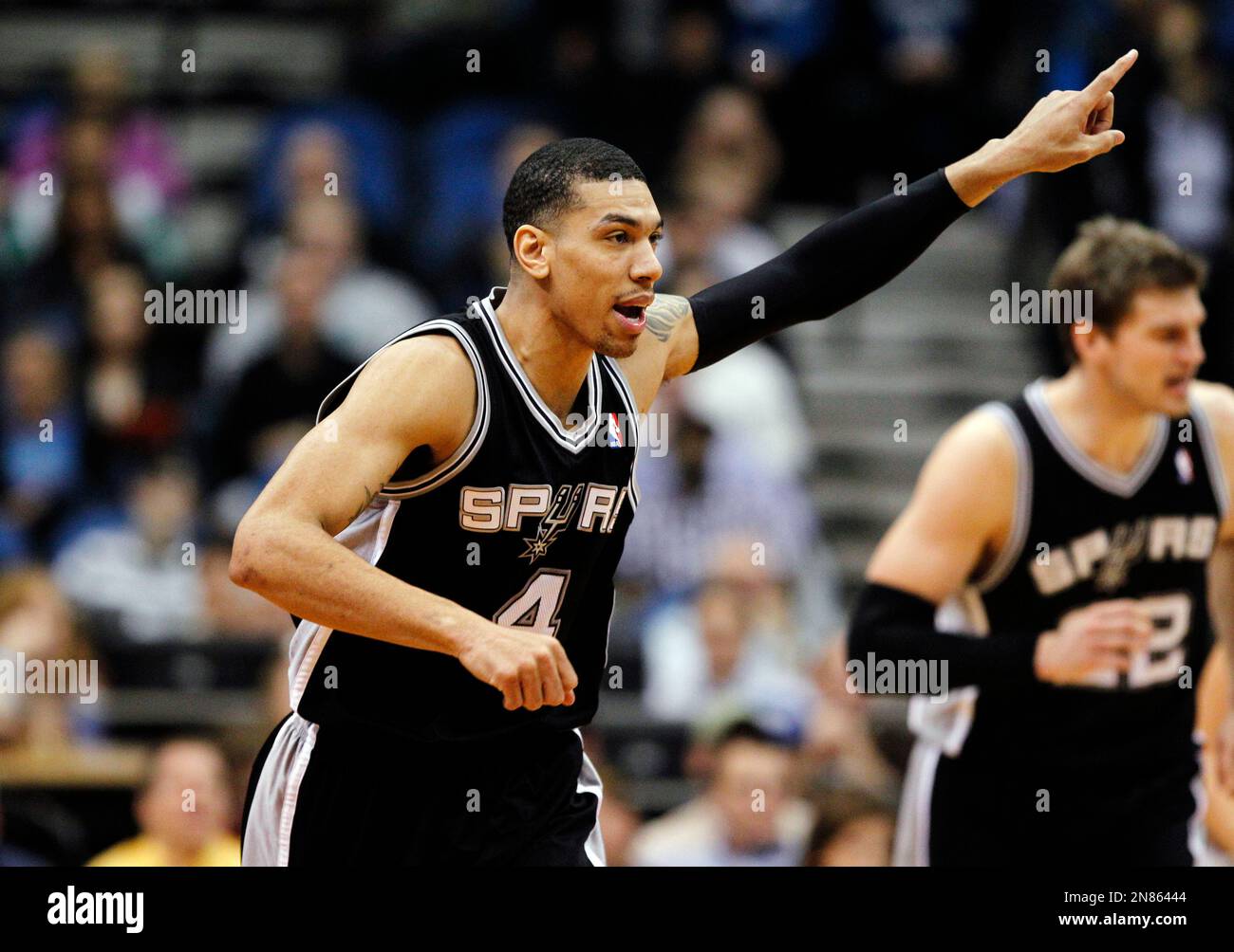 San Antonio Spurs shooting guard Danny Green (4) shown during an NBA ...
