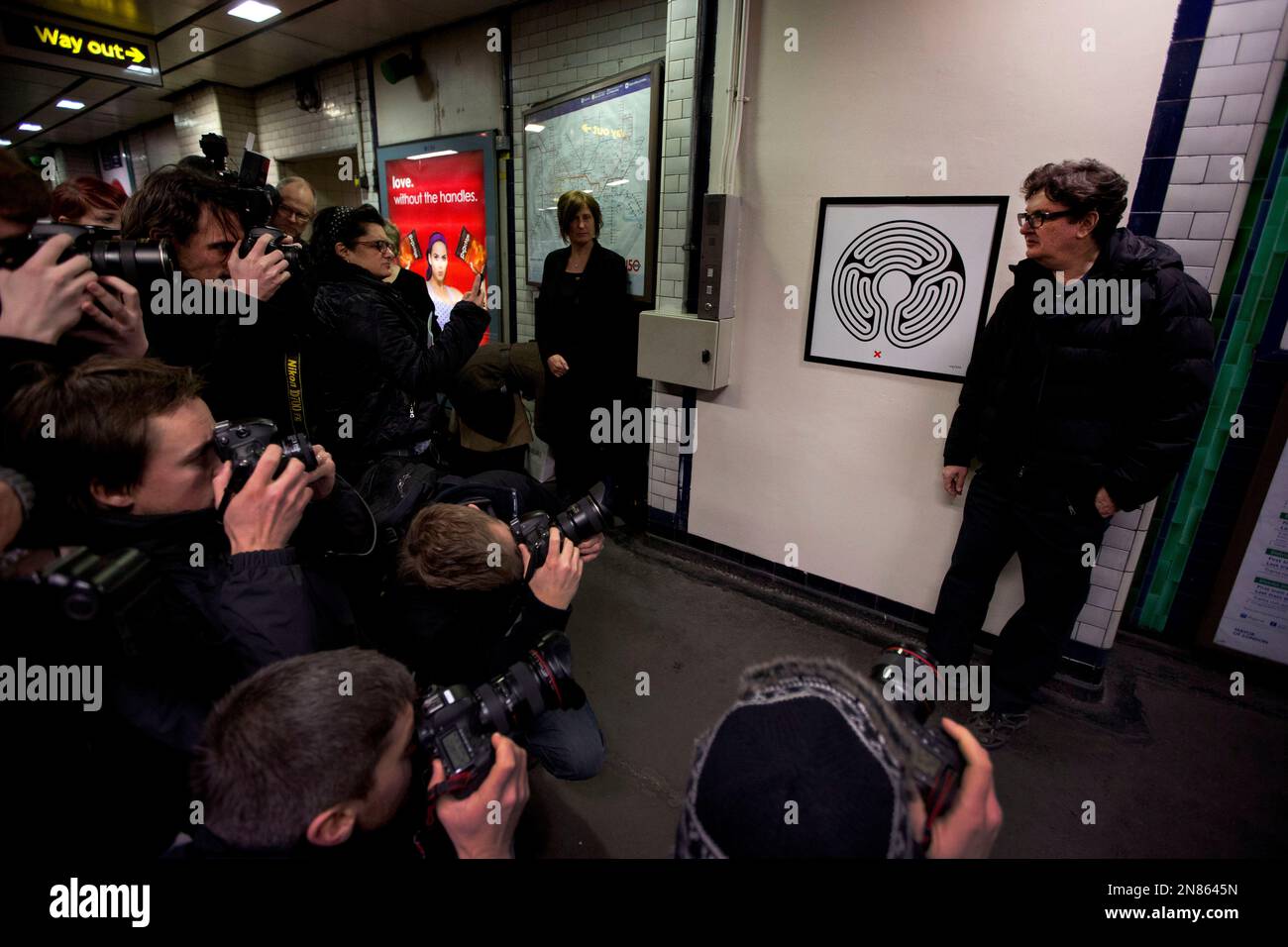 British Turner Prize winning artist Mark Wallinger poses for ...