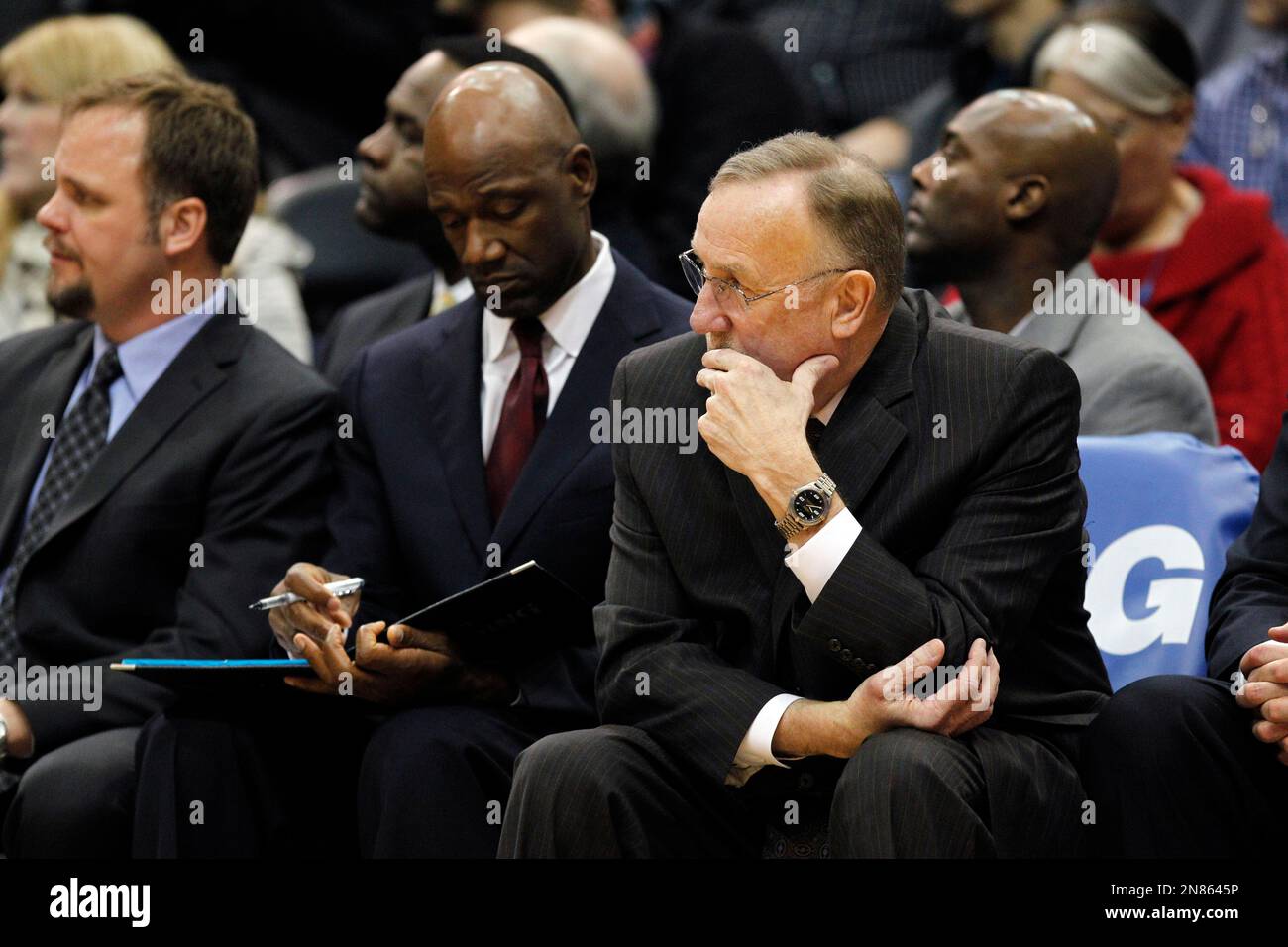 Minnesota Timberwolves head coach Rick Adelman shown during an NBA ...