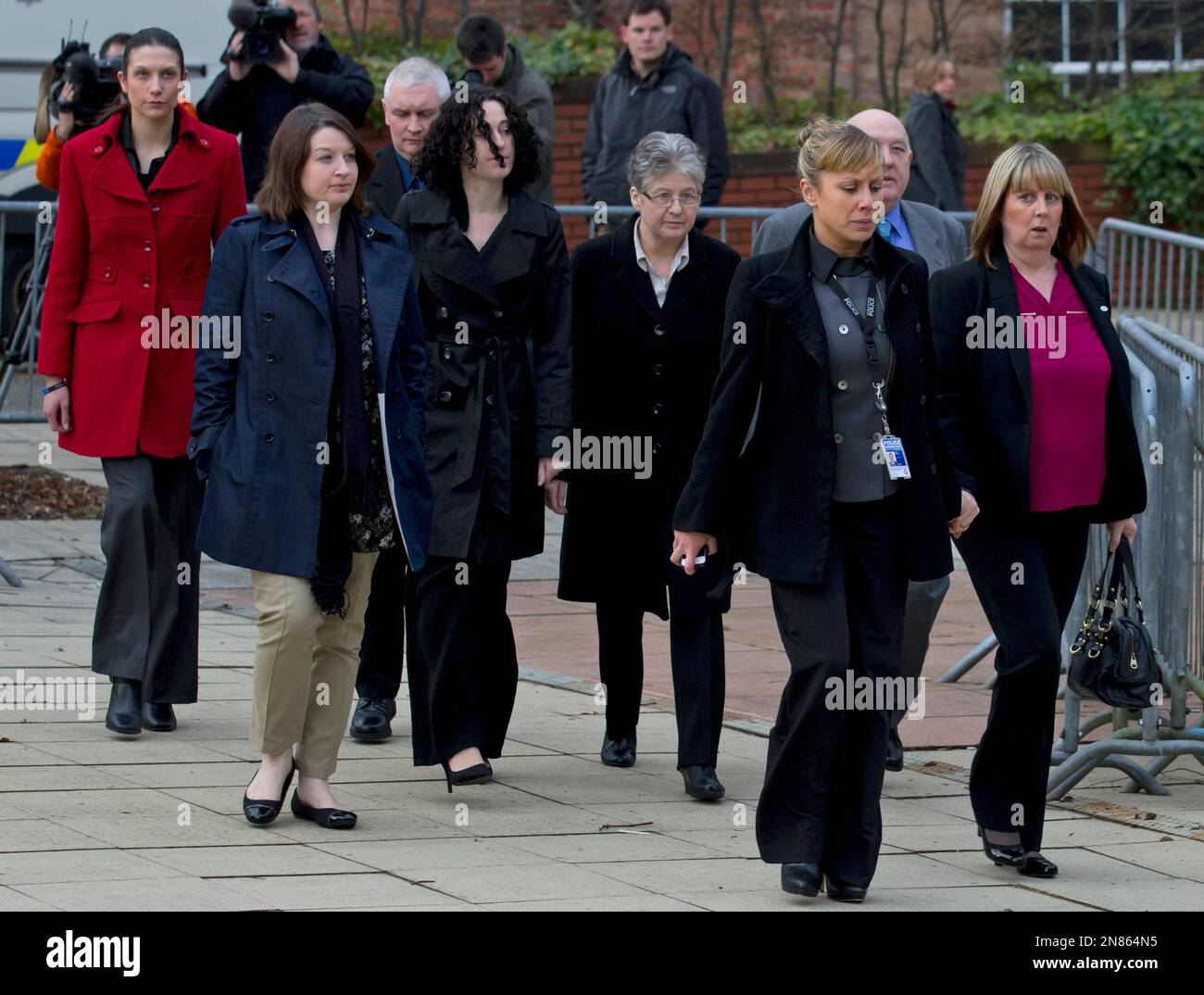 Families of the victims including PC Bone’s partner Clare Curran ...