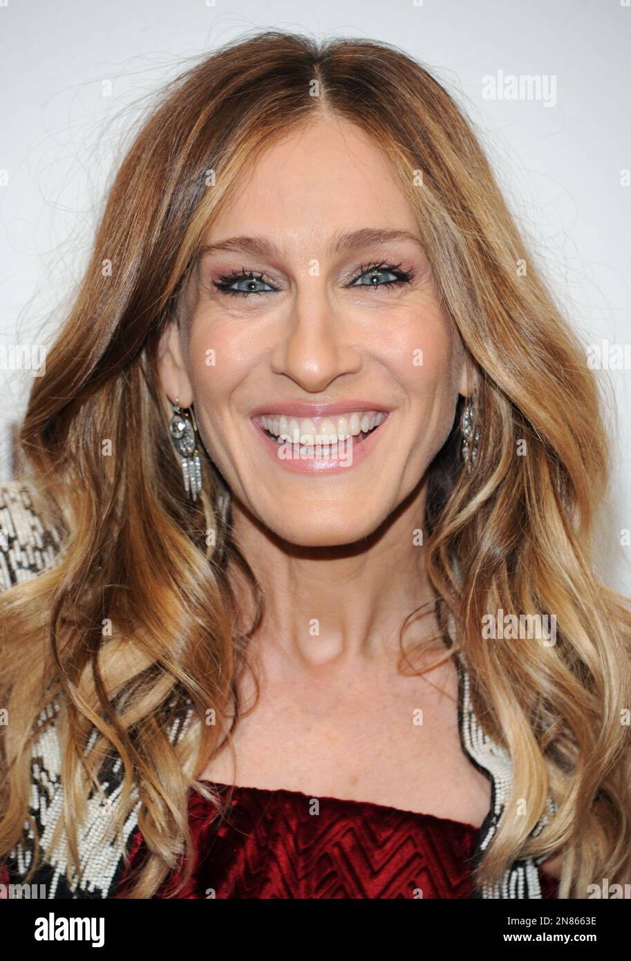 Actress Sarah Jessica Parker attends amfAR's New York gala at Cipriani ...
