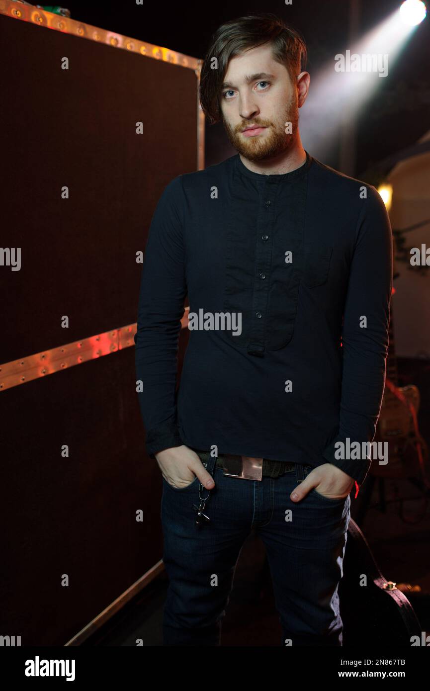 Dan Platzman of Imagine Dragons poses for a portrait on Wednesday, Feb ...