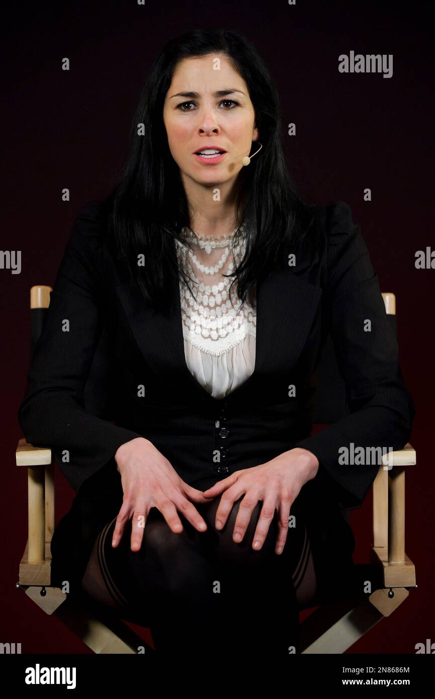 U.S actress, Sarah Silverman at a 'Meet the Filmmakers' session, held ...
