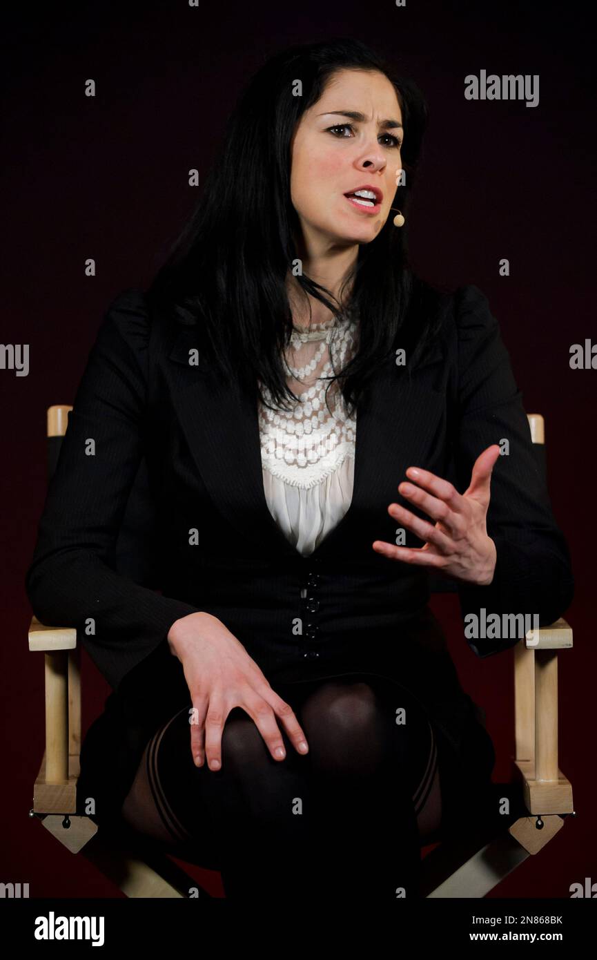 U.S actress, Sarah Silverman at a 'Meet the Filmmakers' session, held ...