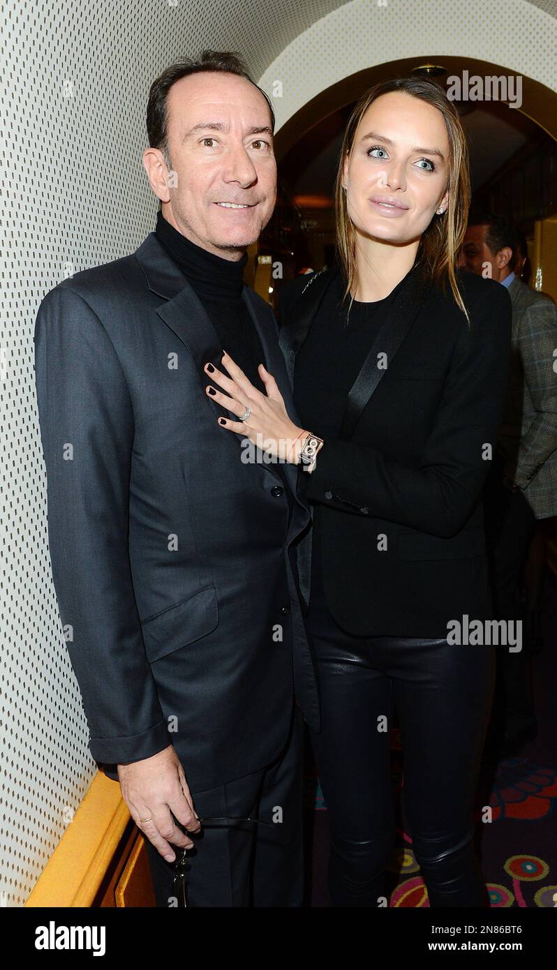 Robert Hanson and Masha Markova seen at the Johnnie Walker Blue Label ...