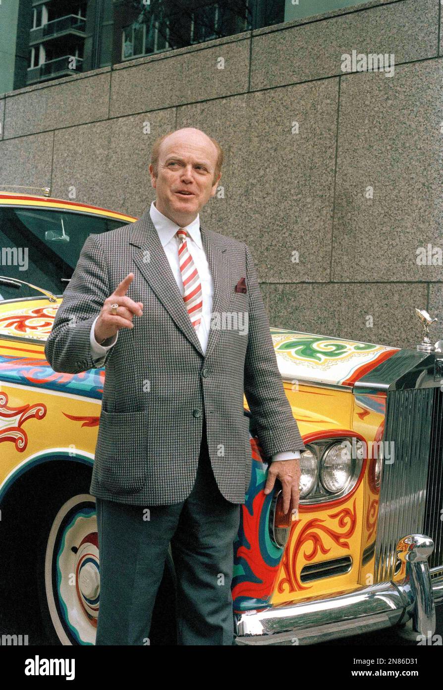 Jim Pattison, Canadian media and food magnate, stands by the ...
