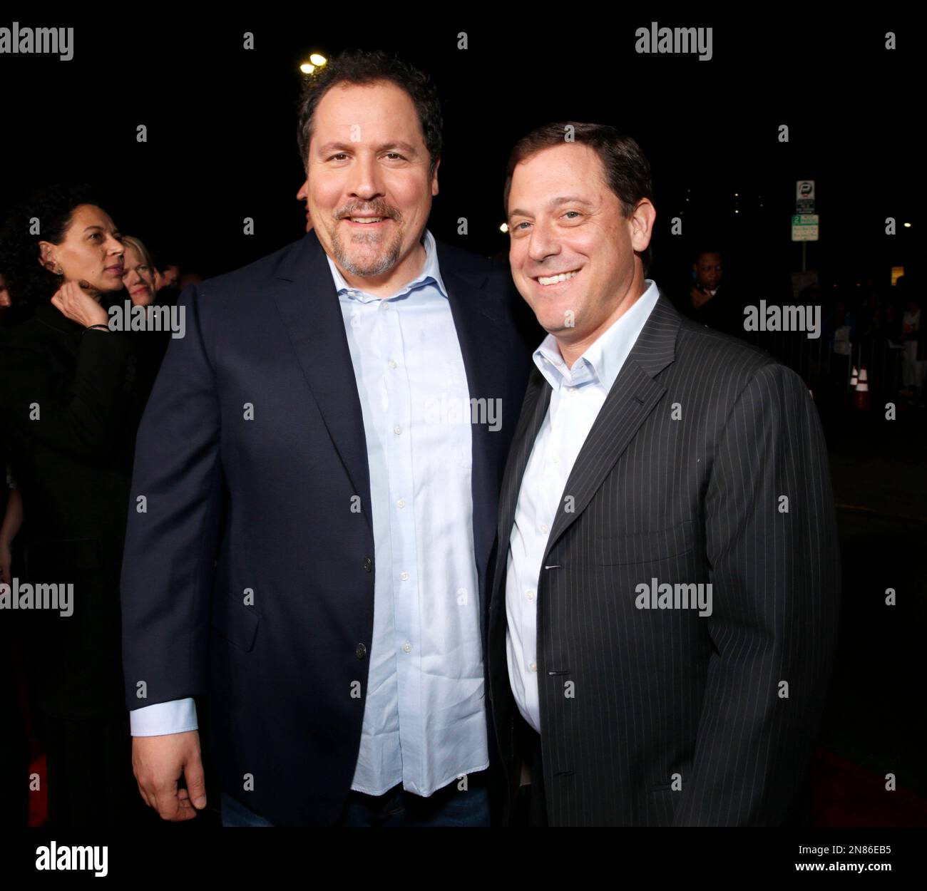 Jon Favreau and Universal Pictures Chairman Adam Fogelson attend the ...