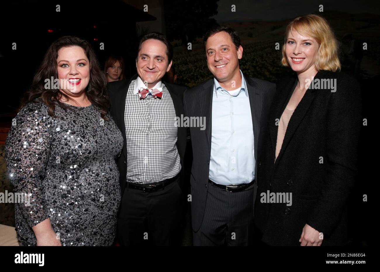 Melissa McCarthy and Ben Falcone, Universal Pictures Chairman Adam ...