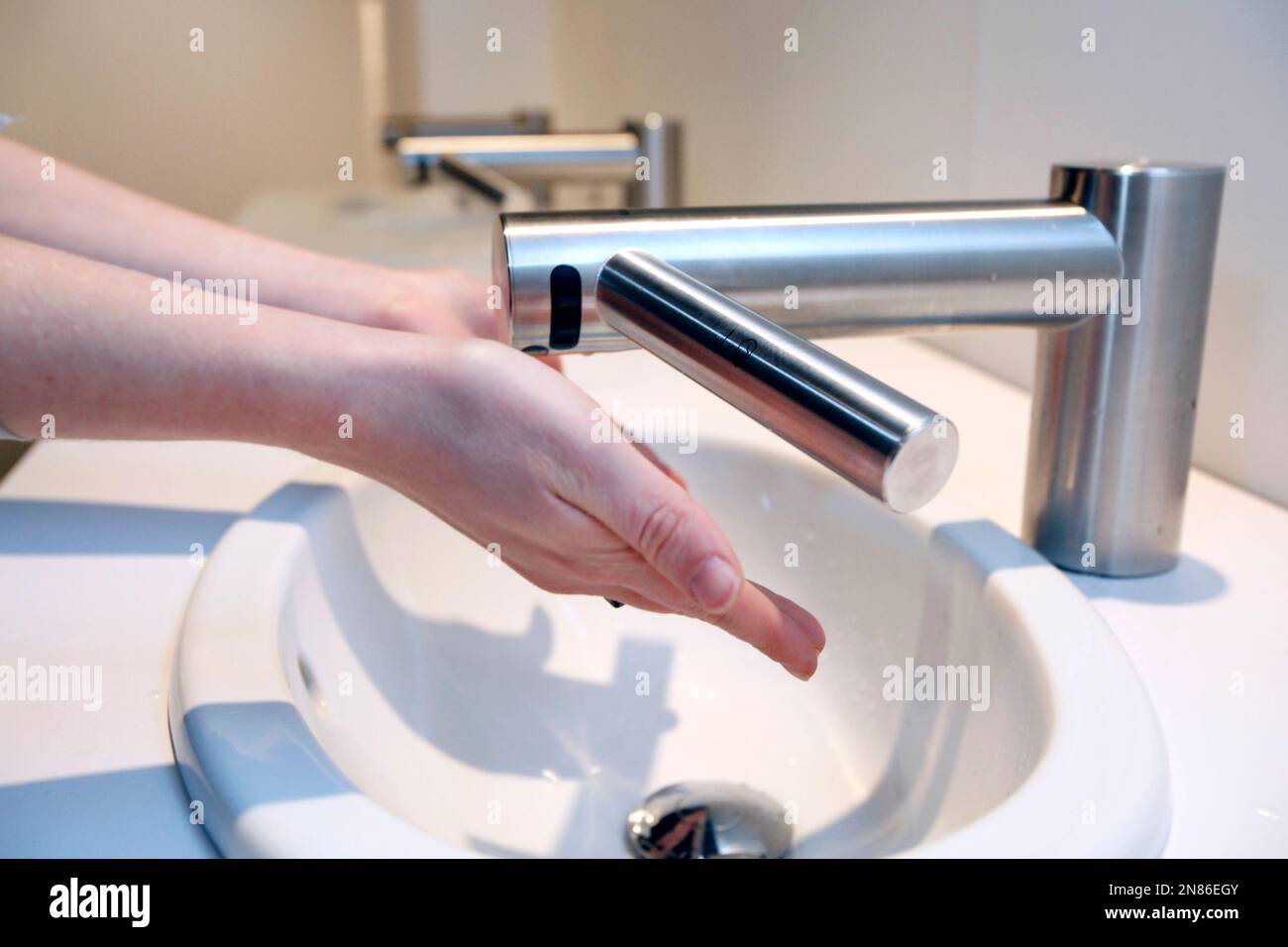 IMAGE DISTRIBUTED FOR DYSON - The Dyson Tap hand dryer and faucet was ...
