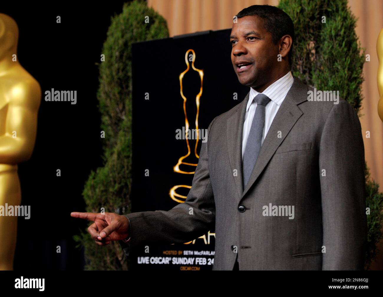 Denzel Washington, nominated for actor in a leading role for "Flight ...