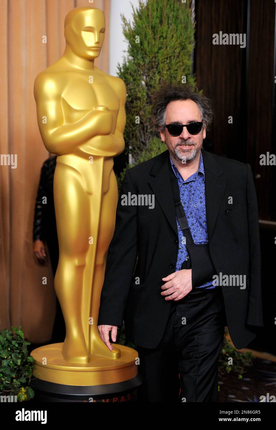 Tim Burton, nominated for best animated feature film for "Frankenweenie ...