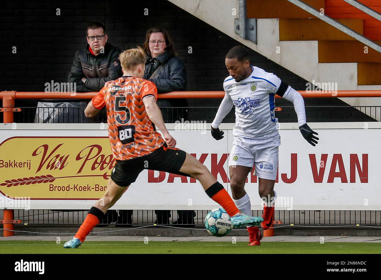 VOLENDAM - 11-02-2023, KRAS Stadium. Jacks League Dutch tweede divisie ...