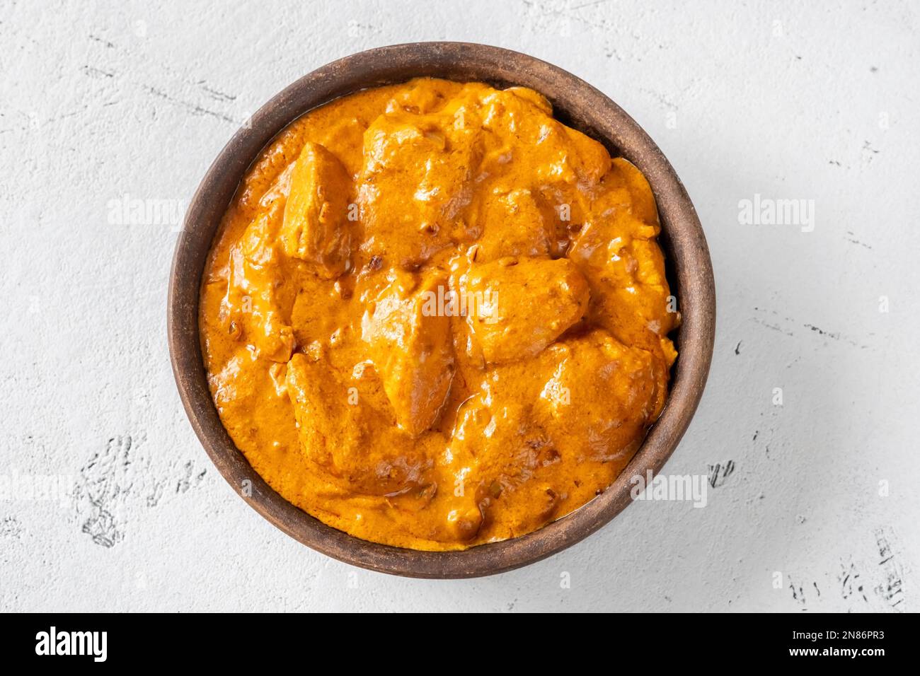 Chicken tikka masala - roasted marinated chicken chunks in a spiced ...