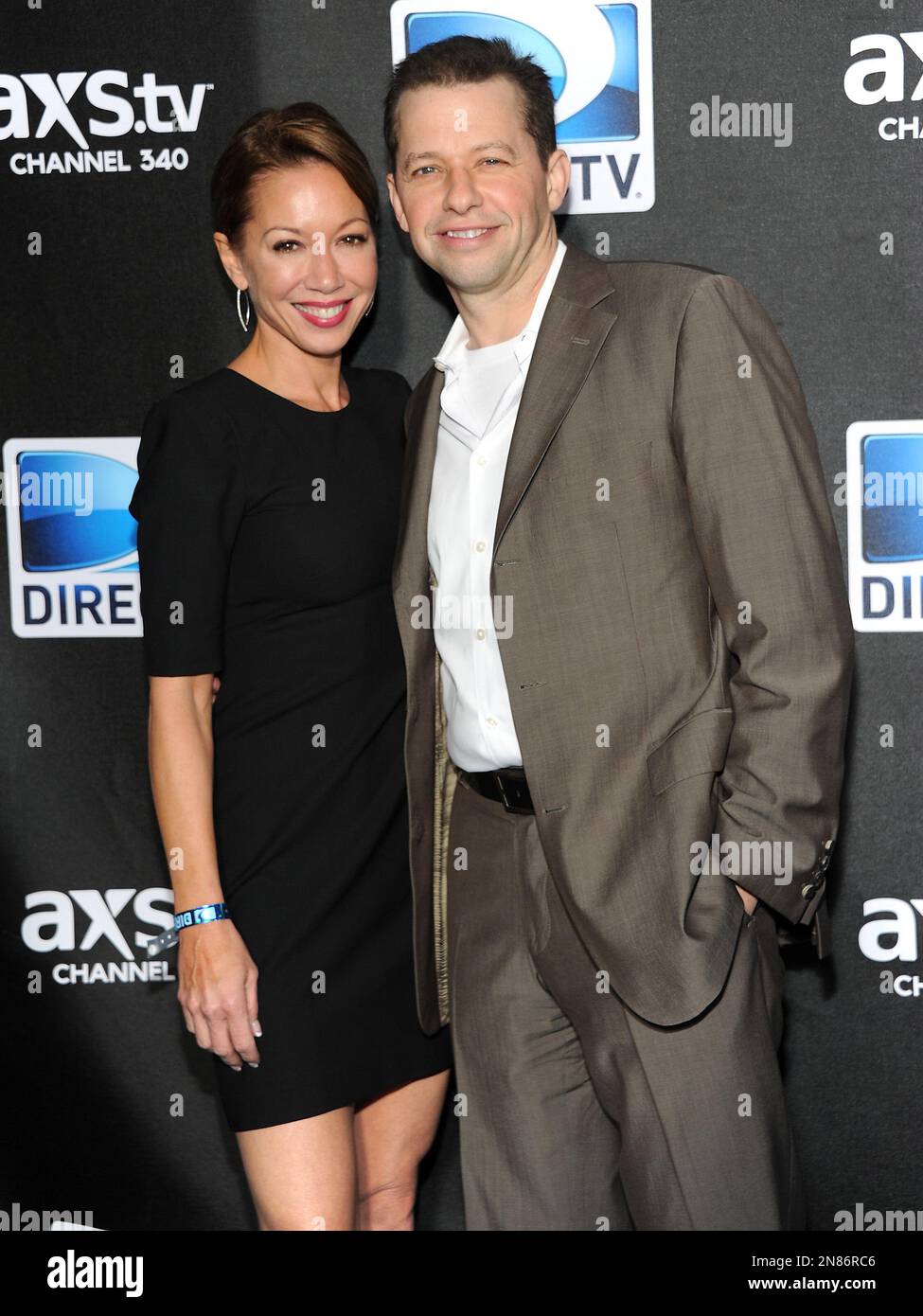Actor Jon Cryer and wife Lisa Joyner arrive at DirecTV's Super Saturday ...