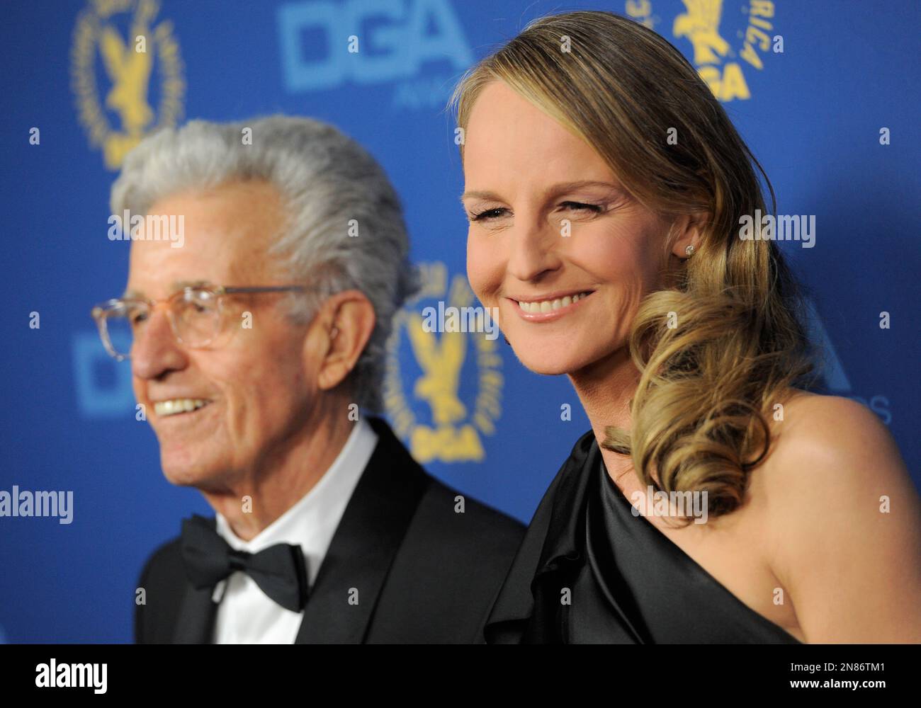 Gordon Hunt, left, and Helen Hunt arrive at the 65th Annual Directors ...