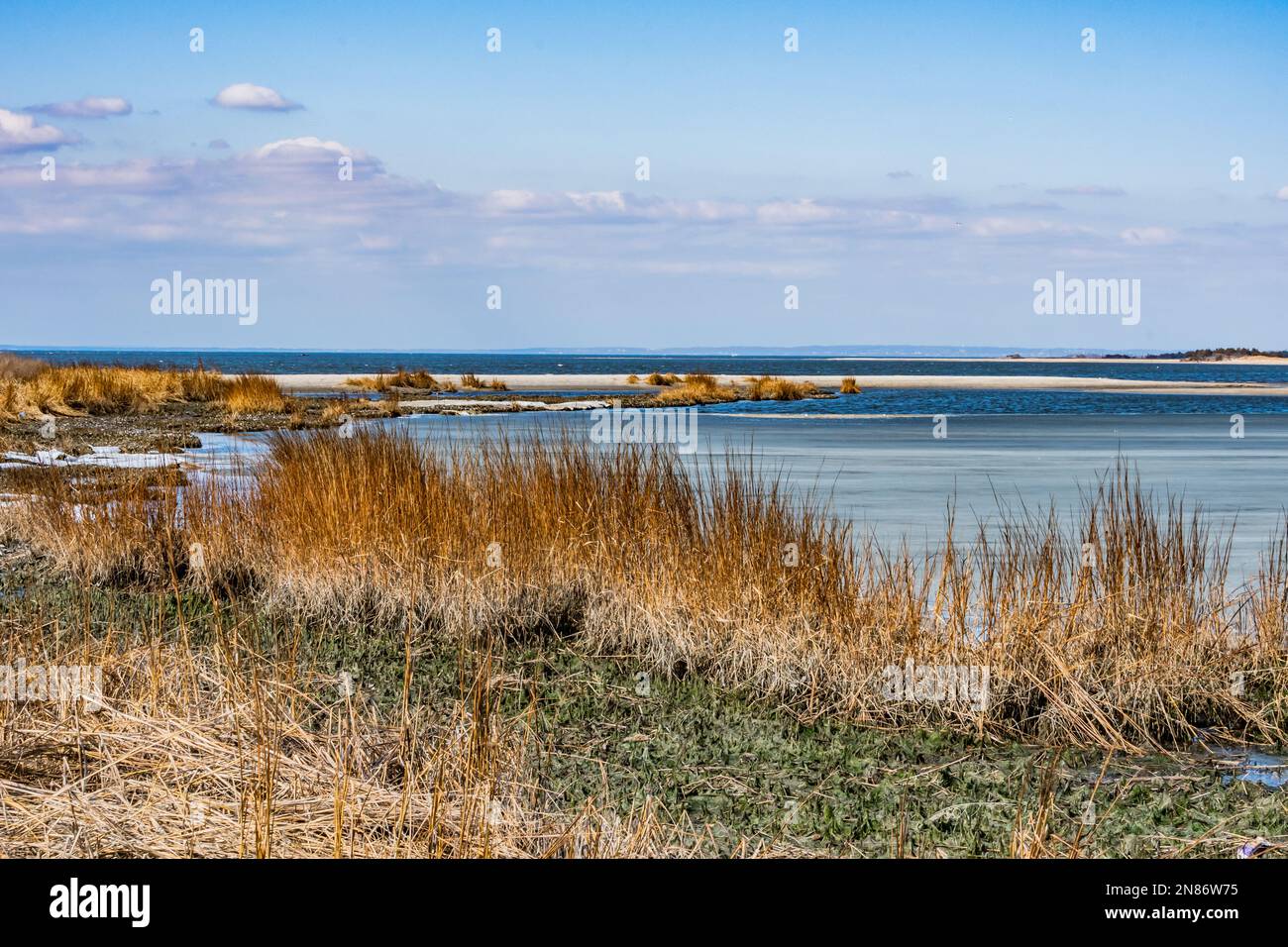 The Bay Side of Sandy Hook, New Jersey USA, Middletown Township, New ...