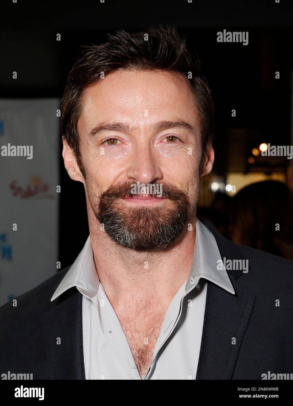 Hugh Jackman attends the LA premiere of "Escape from Planet Earth" at ...