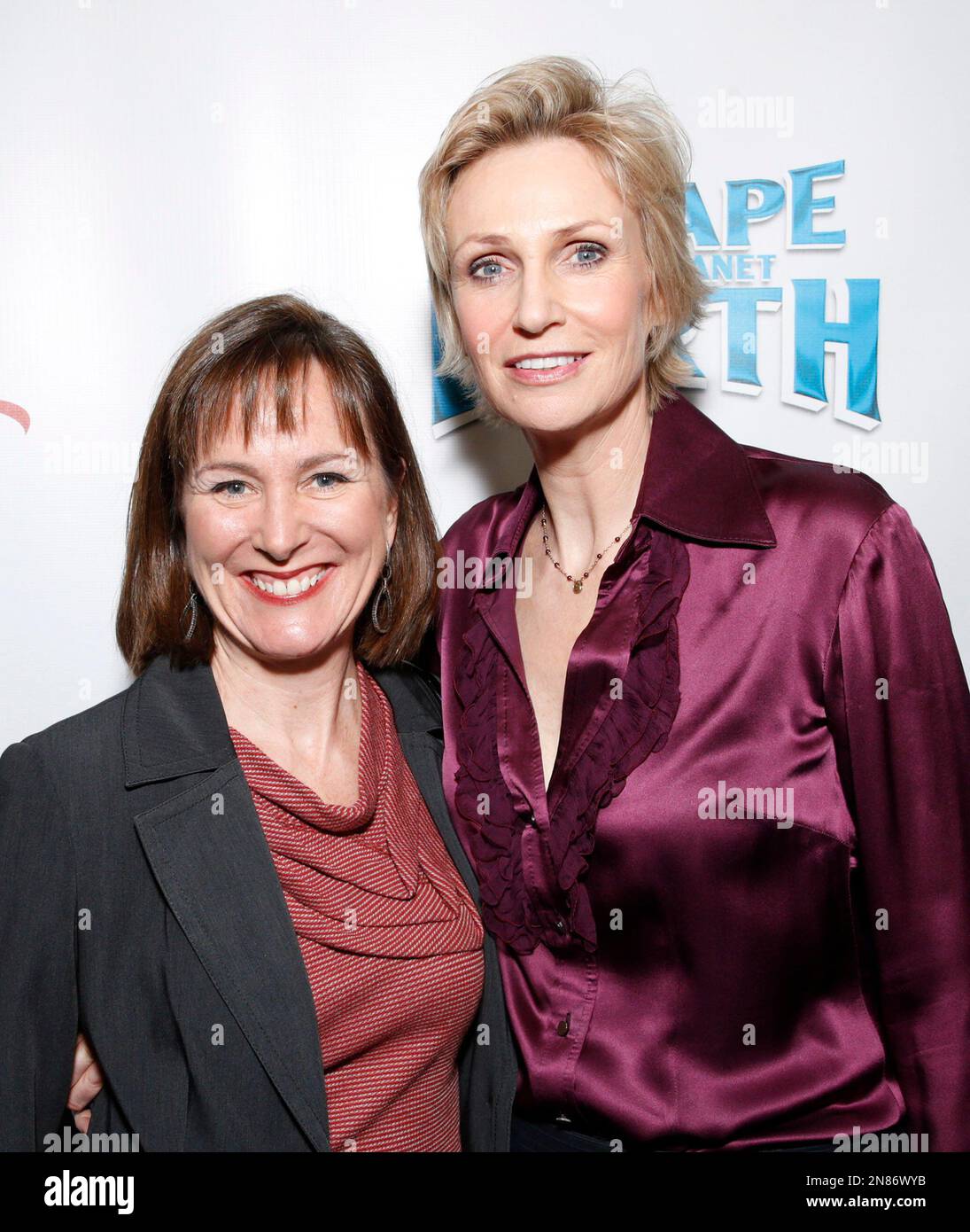 Producer Catherine Winder and Jane Lynch attend the LA premiere of ...