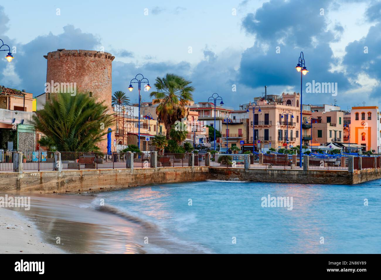 Mondello tower hi-res stock photography and images - Alamy