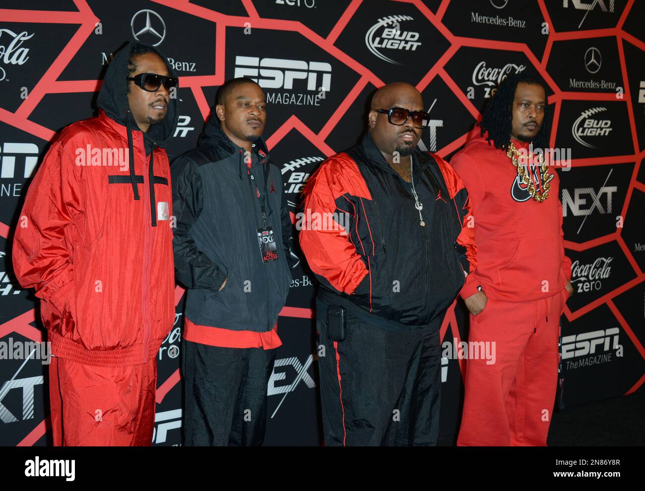 Big Gipp, Khujo, Cee Lo Green and T-Mo, from left to right, of Goodie ...
