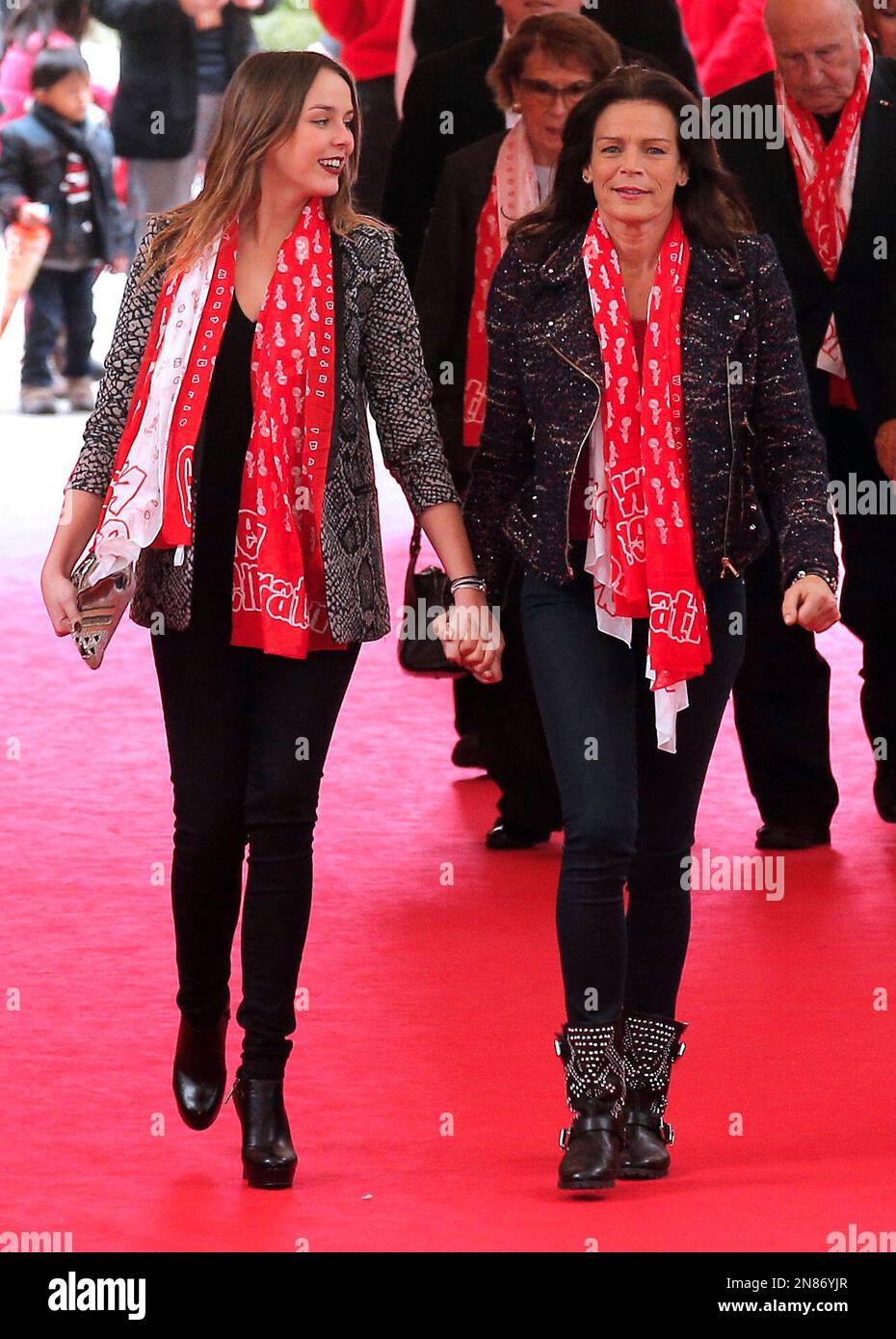 Princess Stephanie of Monaco and her daughter Pauline Ducruet attend ...