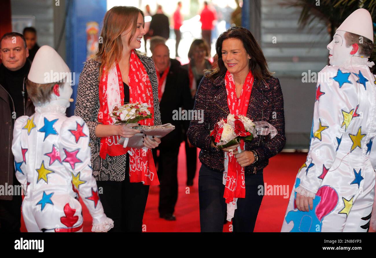 Princess Stephanie of Monaco and her daughter Pauline Ducruet attend ...