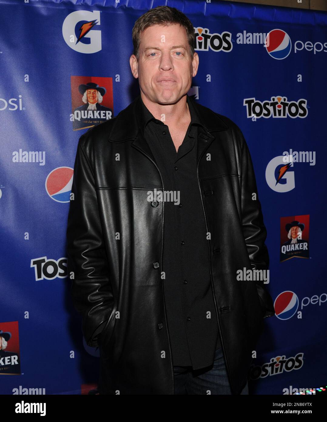 IMAGE DISTRIBUTED FOR PepisCo - Former NFL player Troy Aikman attends ...