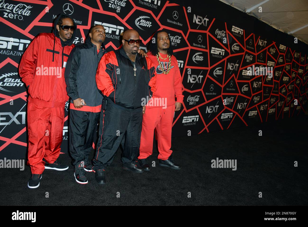 Big Gipp, Khujo, Cee Lo Green and T-Mo, from left to right, of Goodie ...