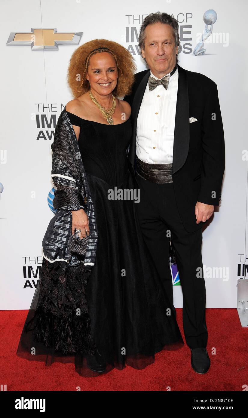 Shari Belafonte, left, and Sam Behrens arrive at the 44th Annual NAACP ...