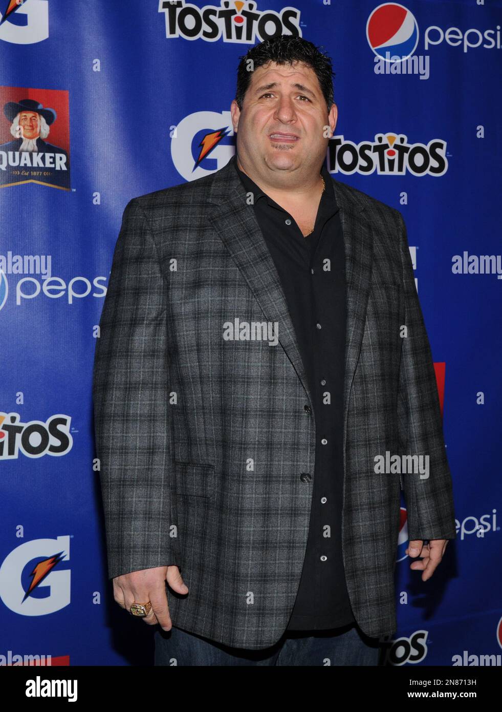 Former NFL player Tony Siragusa attends at the PepsiCo Pre-Super Bowl ...