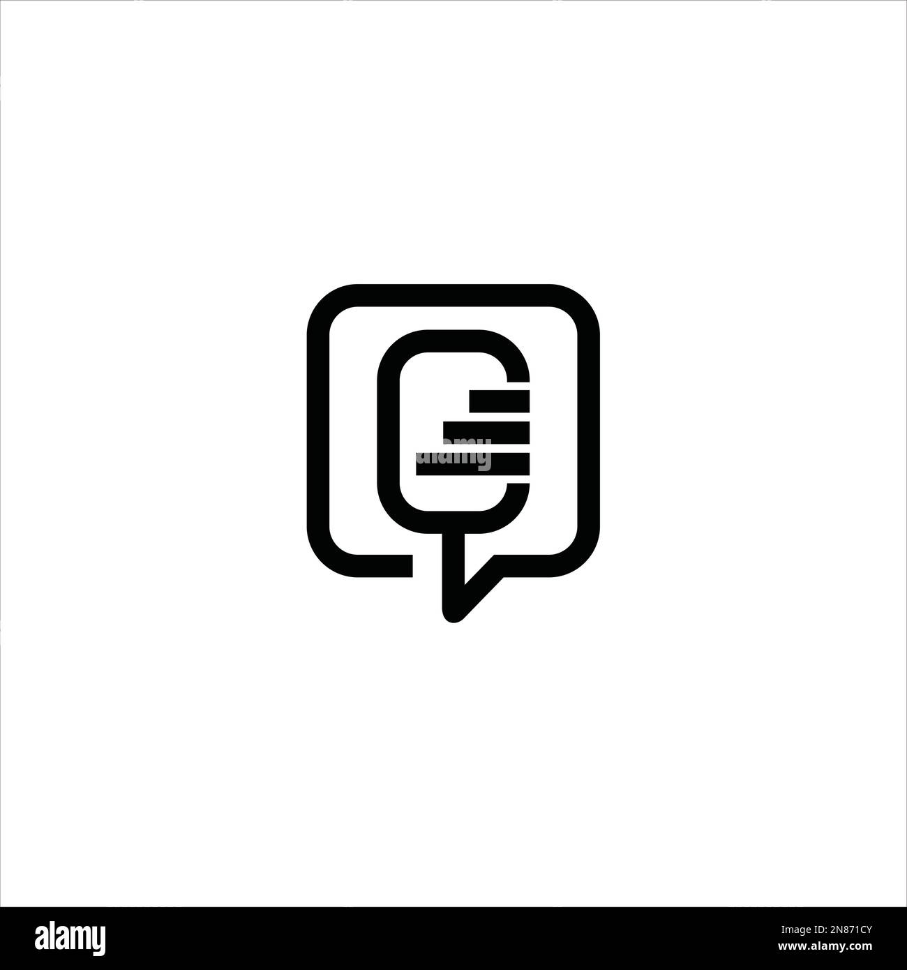 podcast chat logo vector icon Stock Vector Image & Art - Alamy