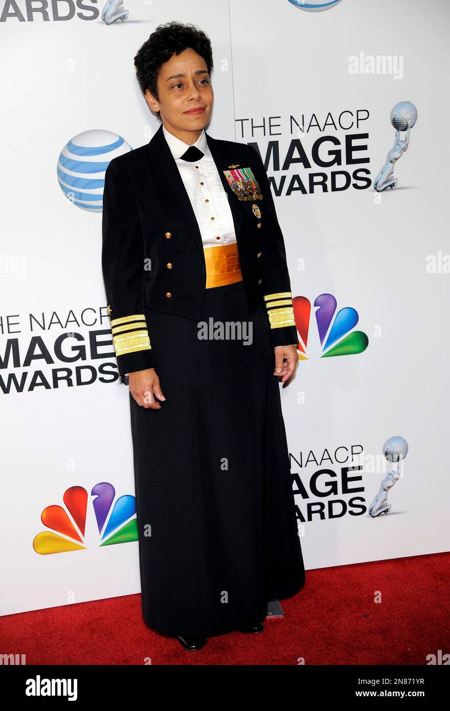 Vice Admiral Michelle Howard arrives at the 44th Annual NAACP Image ...