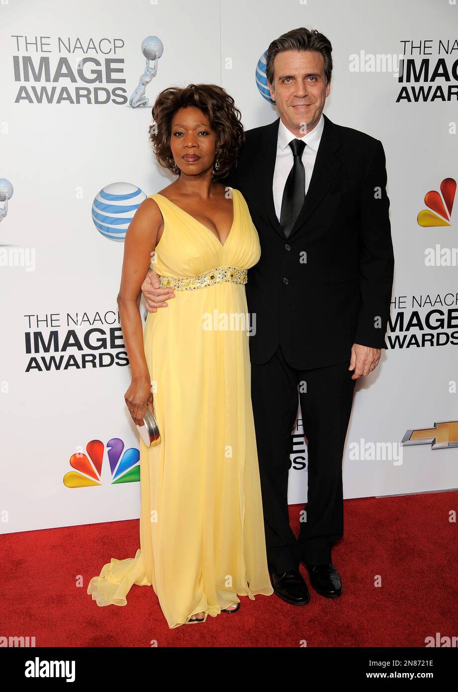 Alfre Woodard, left, and Roderick Spencer arrive at the 44th Annual ...